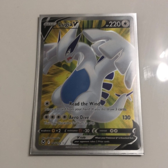 Other | Lugia V Full Art Mint Silver Tempest Rare | Poshmark